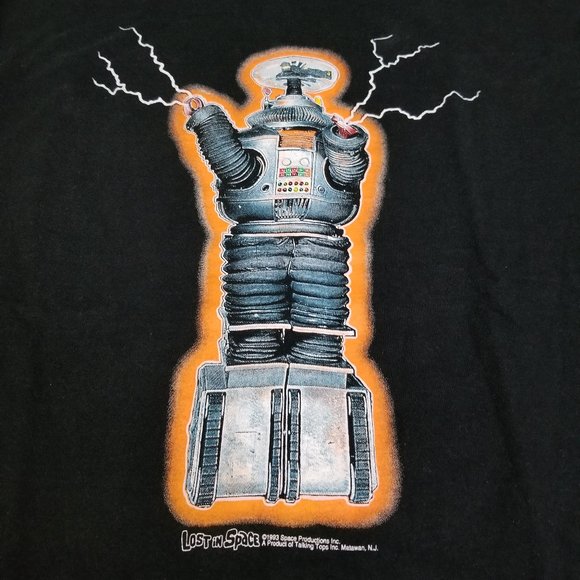Vintage | Shirts | Vintage 9s Lost In Space Gunter Robot T Shirt Tv ...